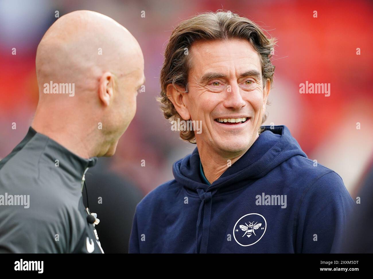 Brentford manager Thomas Frank ahead of the Premier League match at ...