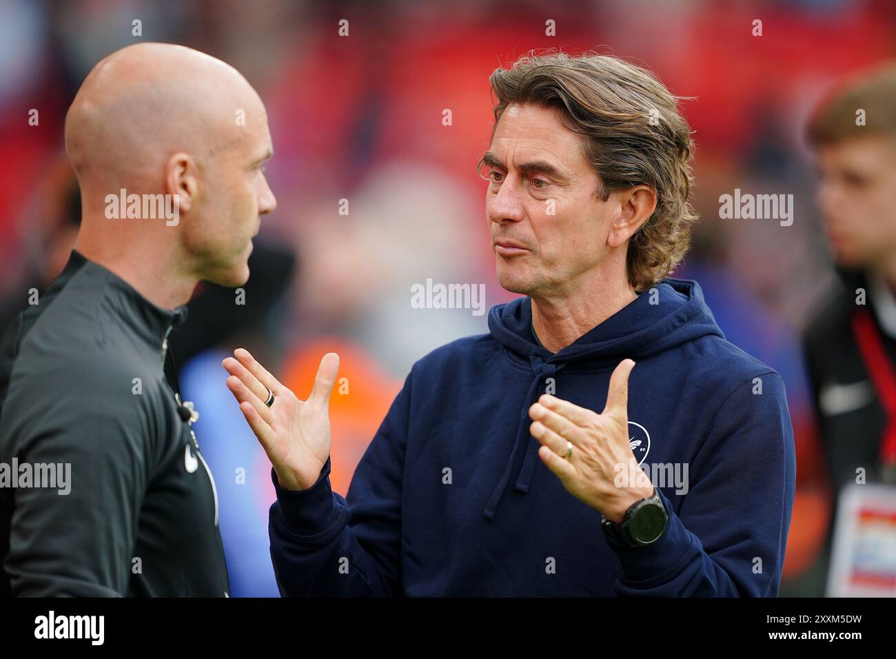 Brentford manager Thomas Frank ahead of the Premier League match at ...