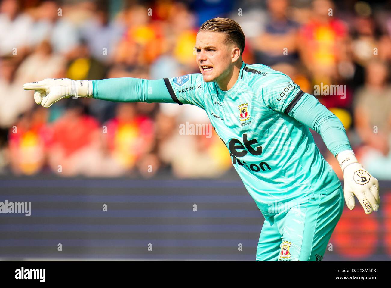 Luca plogmann goalkeeper of go ahead eagles hi-res stock photography ...