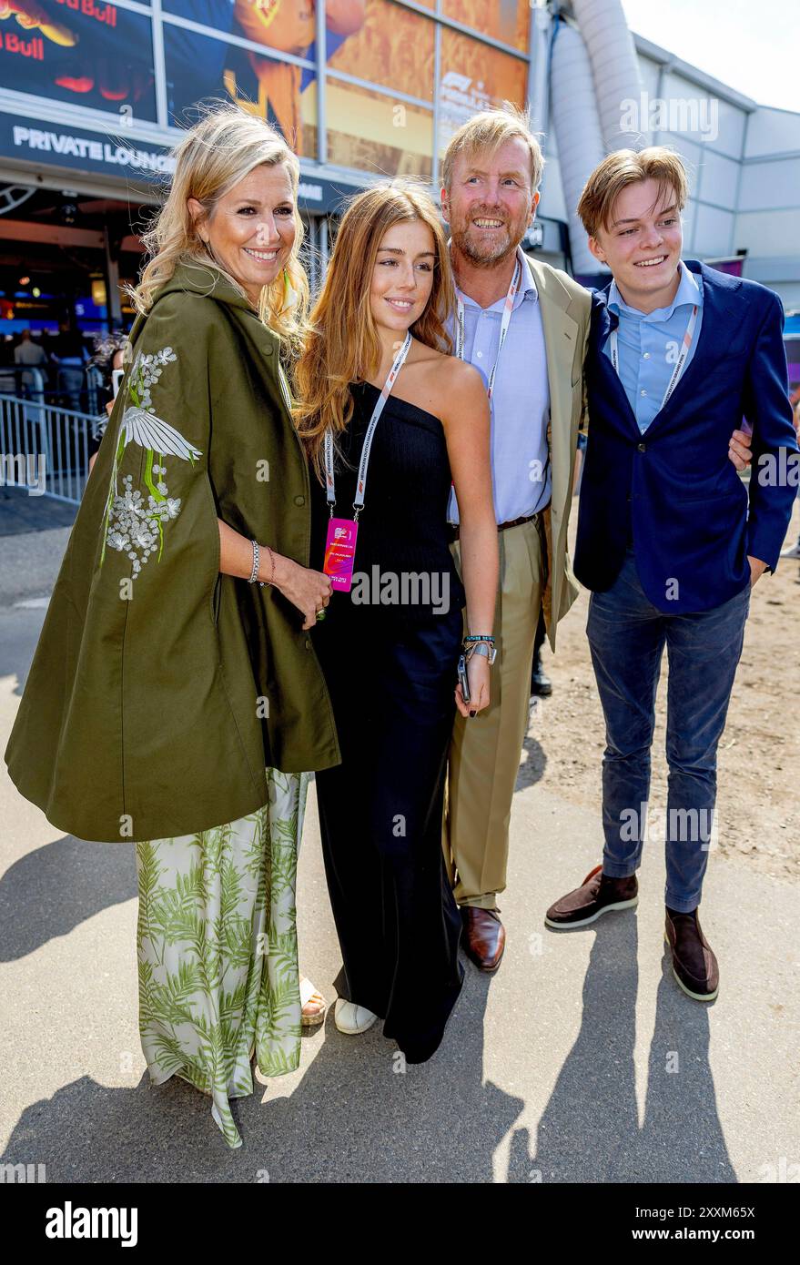 Zandvoort, Niederlande. 25th Aug, 2024. King Willem-Alexander, Queen ...