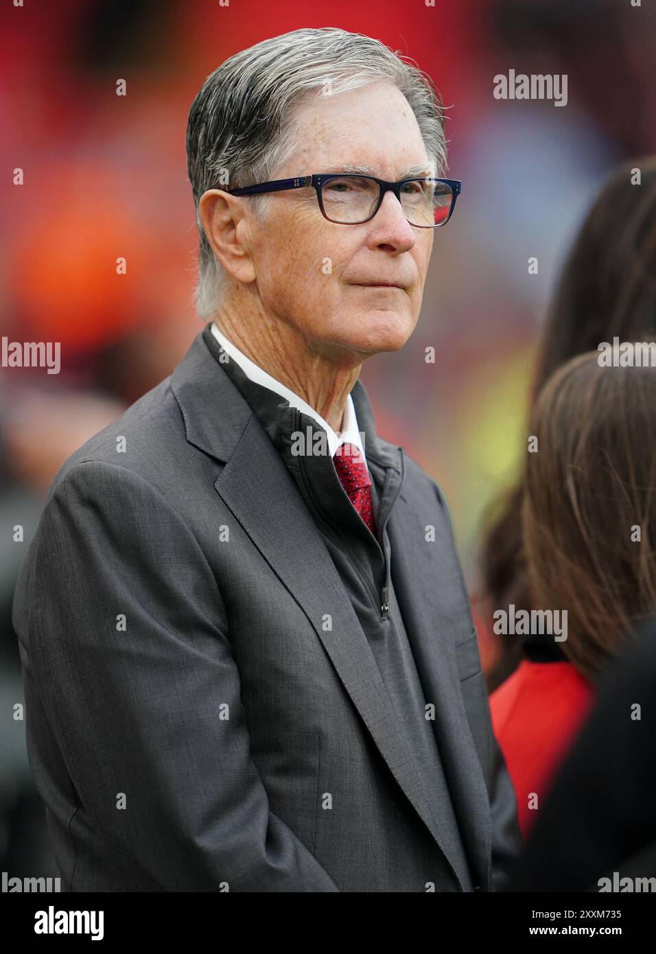 Liverpool Owner John Henry ahead of the Premier League match at Anfield ...