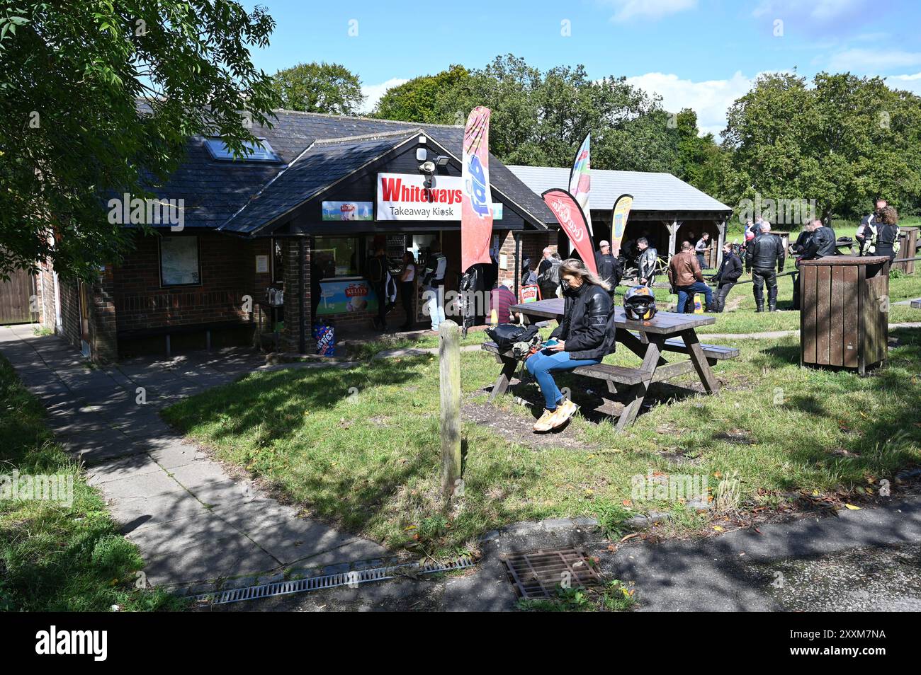 Whiteways Cafe at Bury Hill Stock Photo - Alamy