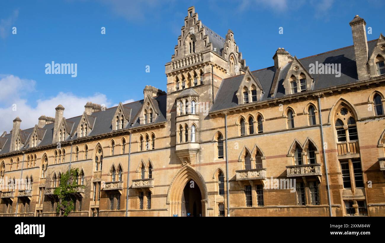 Christ Church College Meadow Building facade exterior front of building ...