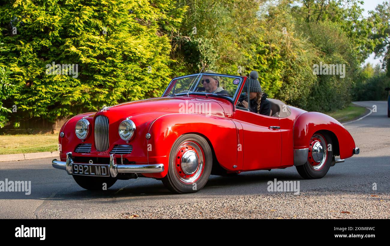 Whittlebury,Northants.,UK - Aug 25th 2024: Rare 1951 red Jowett Jupiter ...