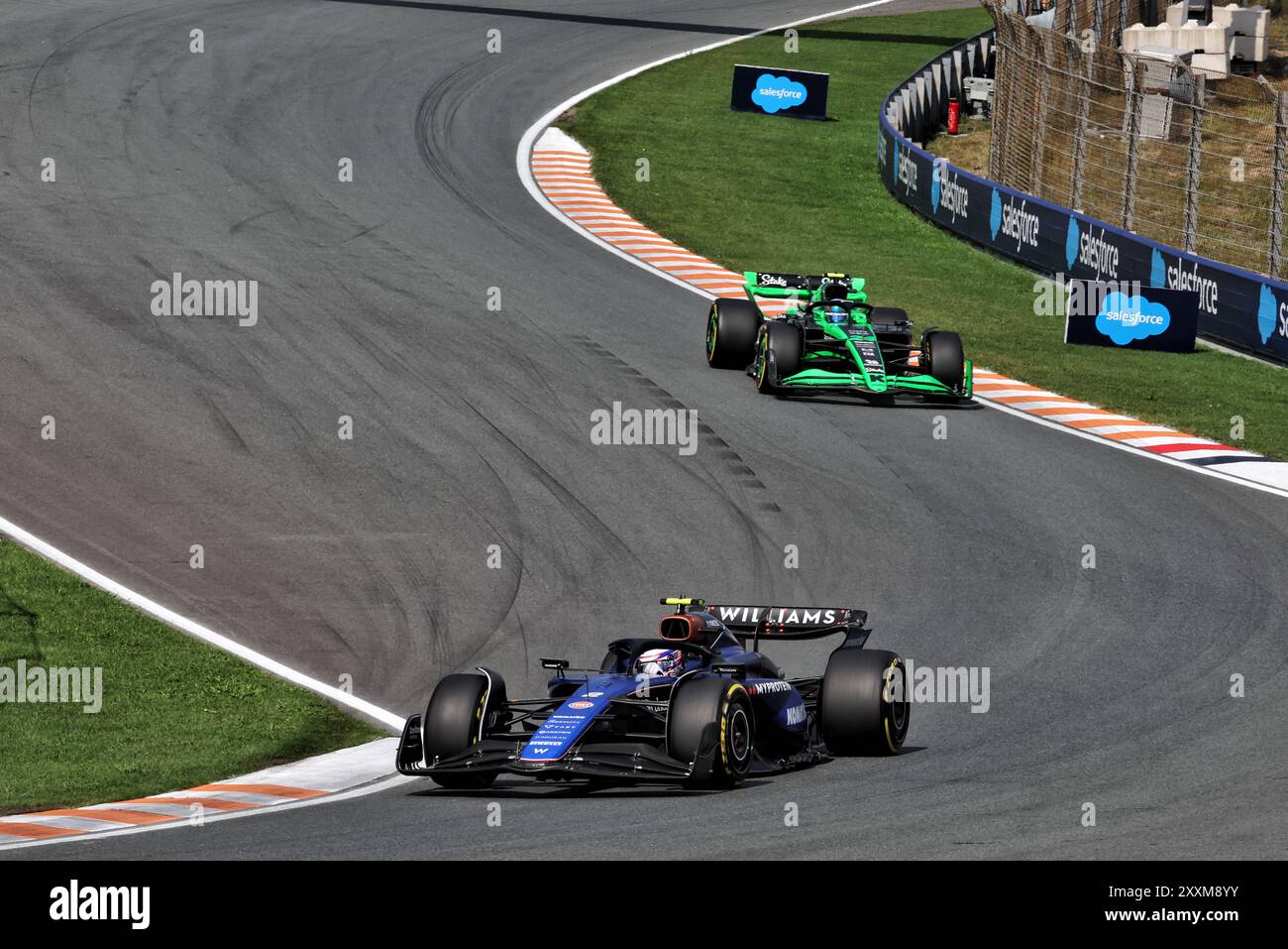 Zandvoort, Netherlands. 25th Aug, 2024. Logan Sargeant (USA) Williams ...