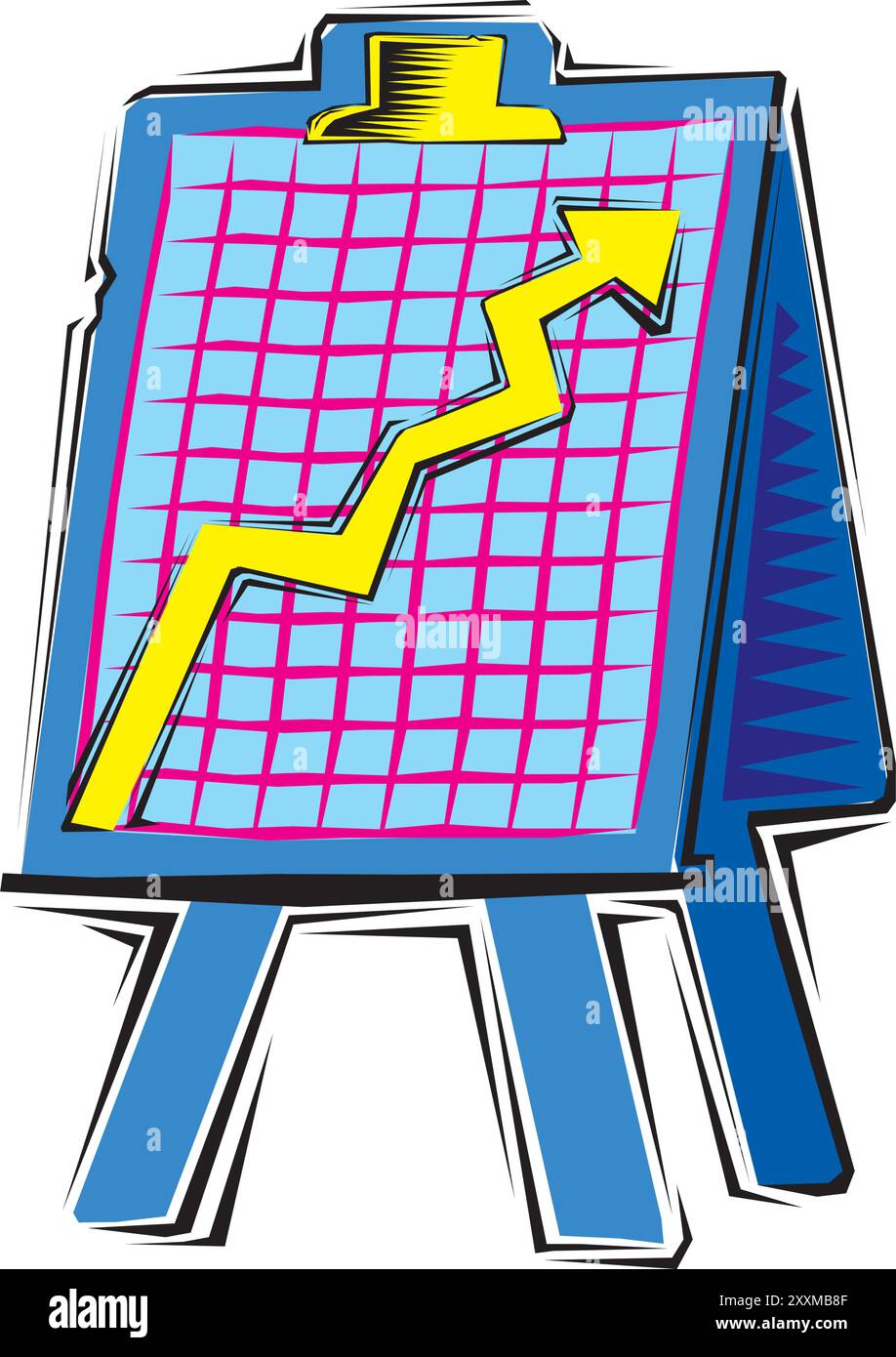 High risk high return concept. Confident smart businessman investor ...