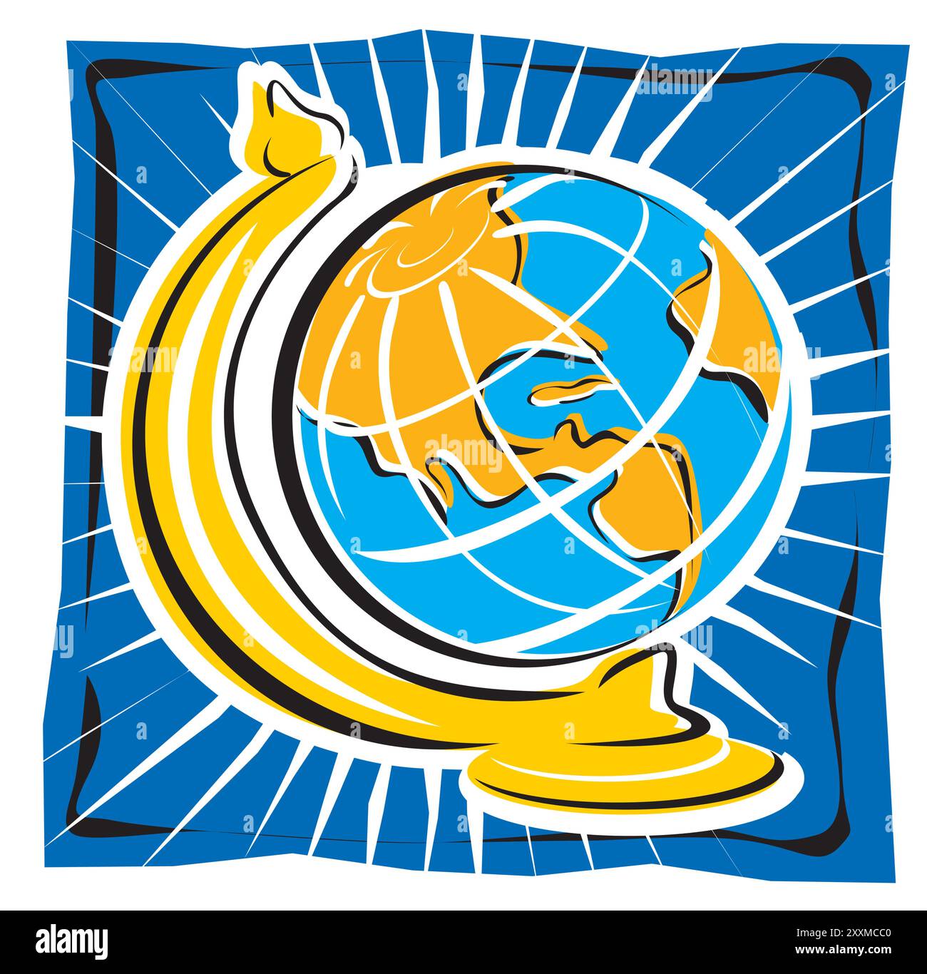 abstract Clip Art of Business Global earth planet map design vector ...