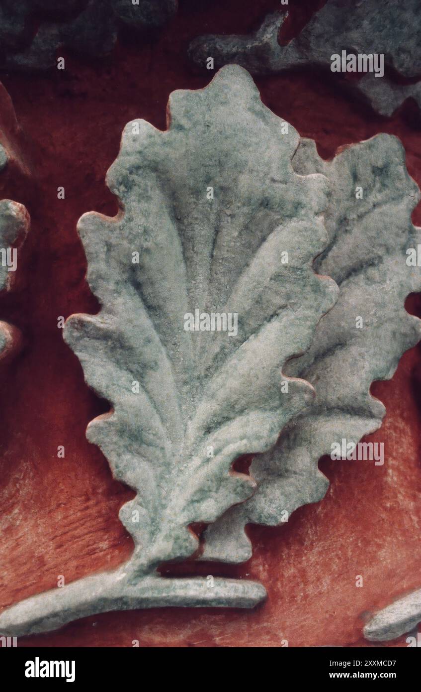 Round pillar with foliate capitals, from the Cistercian monastery ...