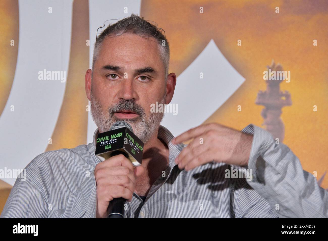 Tokyo, Japan. 25th Aug, 2024. Director Alex Garland attends the stage ...