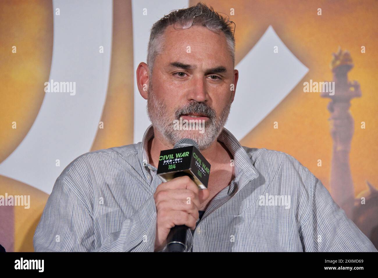 Tokyo, Japan. 25th Aug, 2024. Director Alex Garland attends the stage ...