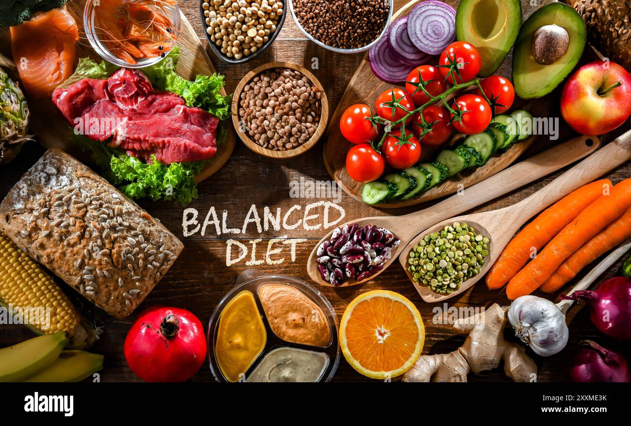 Variety food products representing hi-res stock photography and images ...