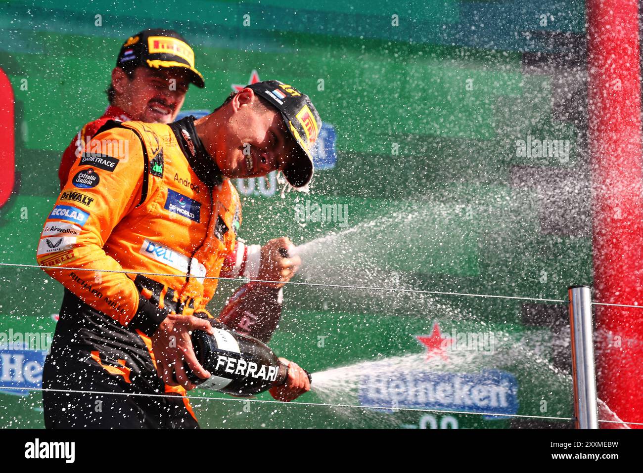 Zandvoort, Netherlands. 25th Aug, 2024. Race winner Lando Norris (GBR ...