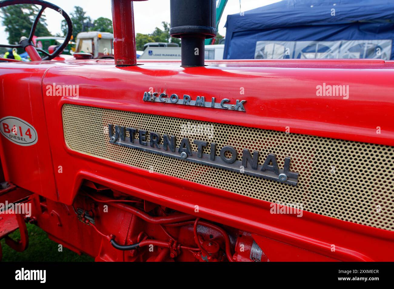 Vintage tractors, The Perth Show 2024 Stock Photo - Alamy