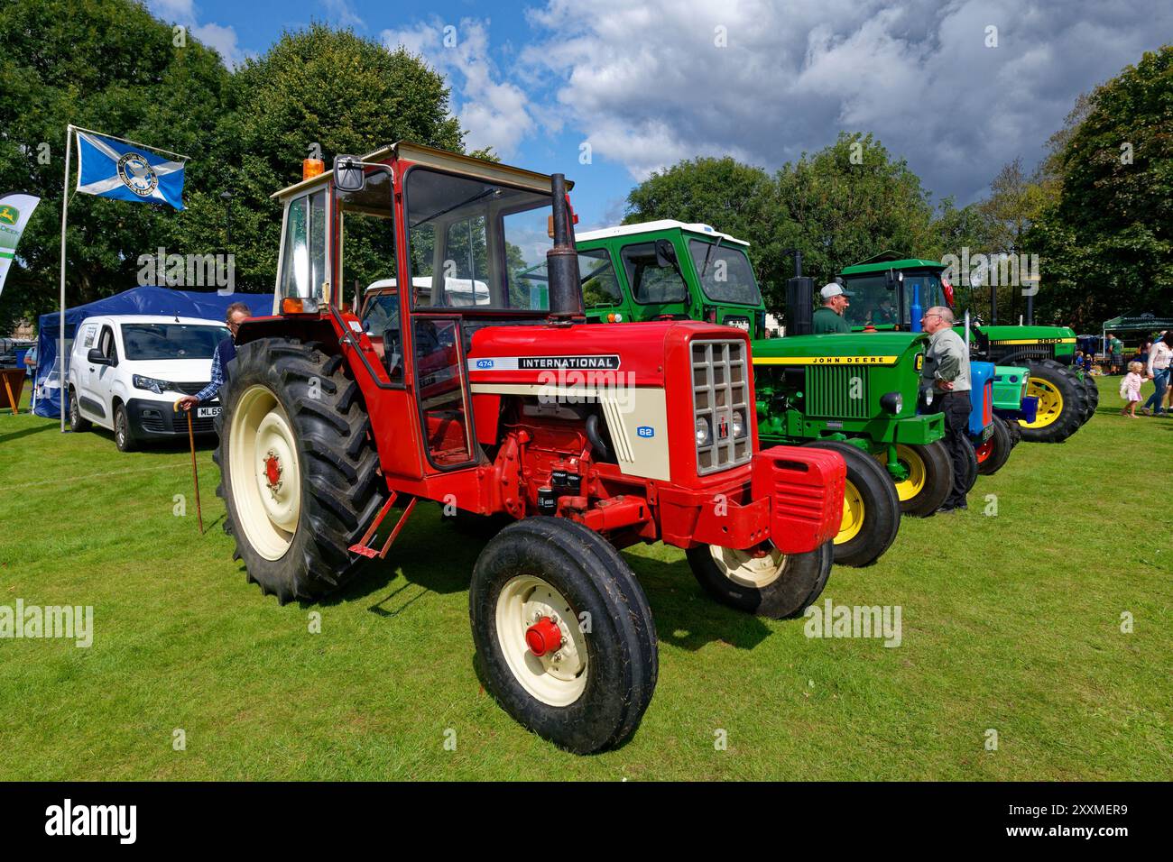 Vintage tractors, The Perth Show 2024 Stock Photo - Alamy