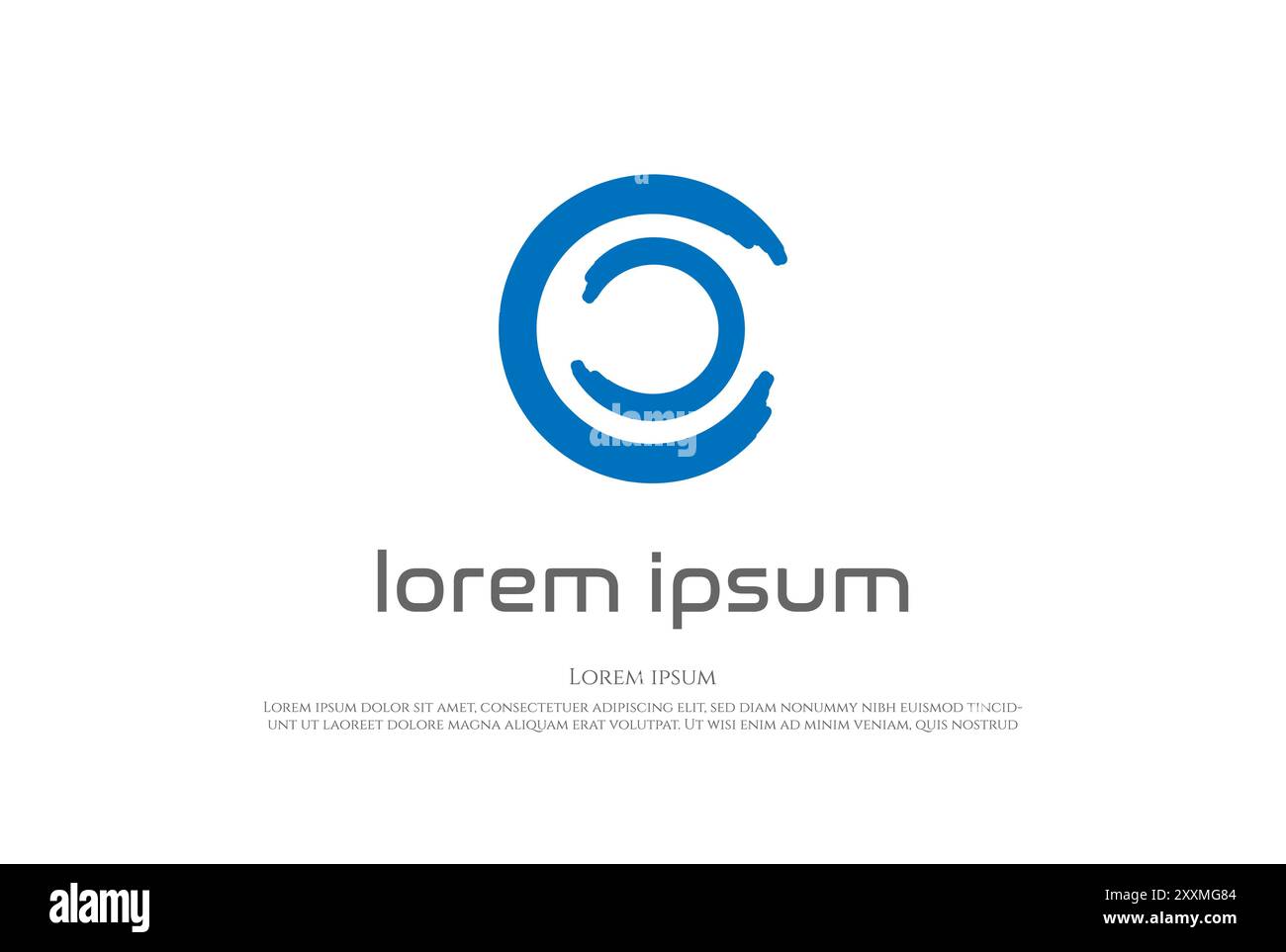 Simple Initial Letter C for Camera Lens Aperture Photography Logo ...