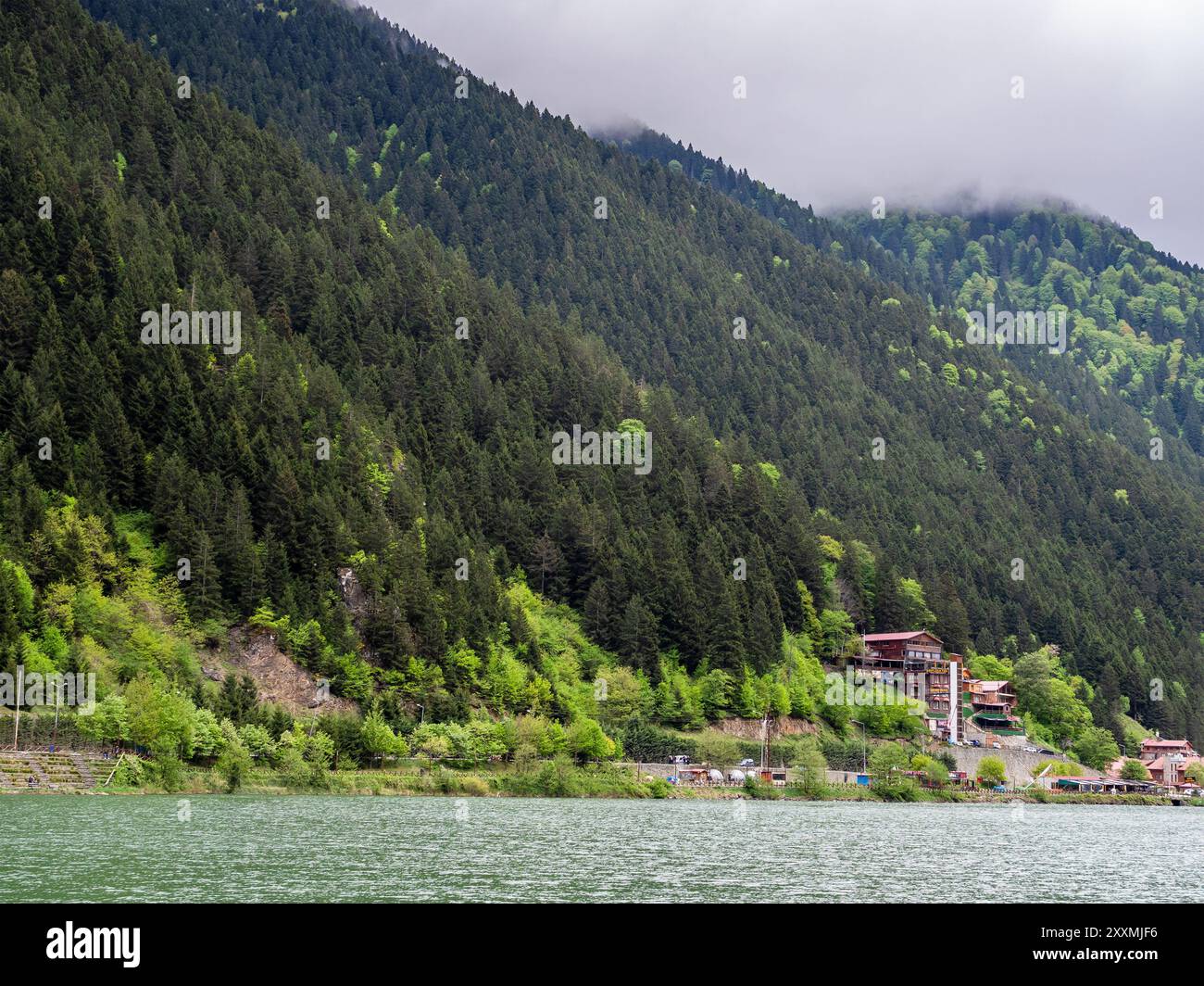 Uzungol, Turkey - May 4, 2024: apartment buildings in Uzungol village ...