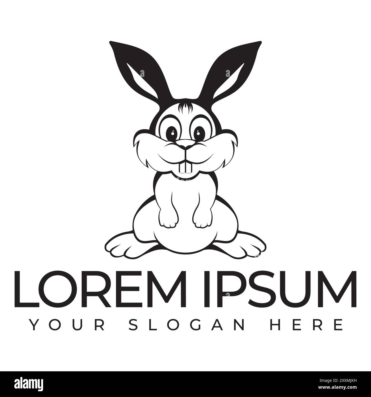 Rabbit logo vector illustrations design icon symbol Stock Vector Image ...