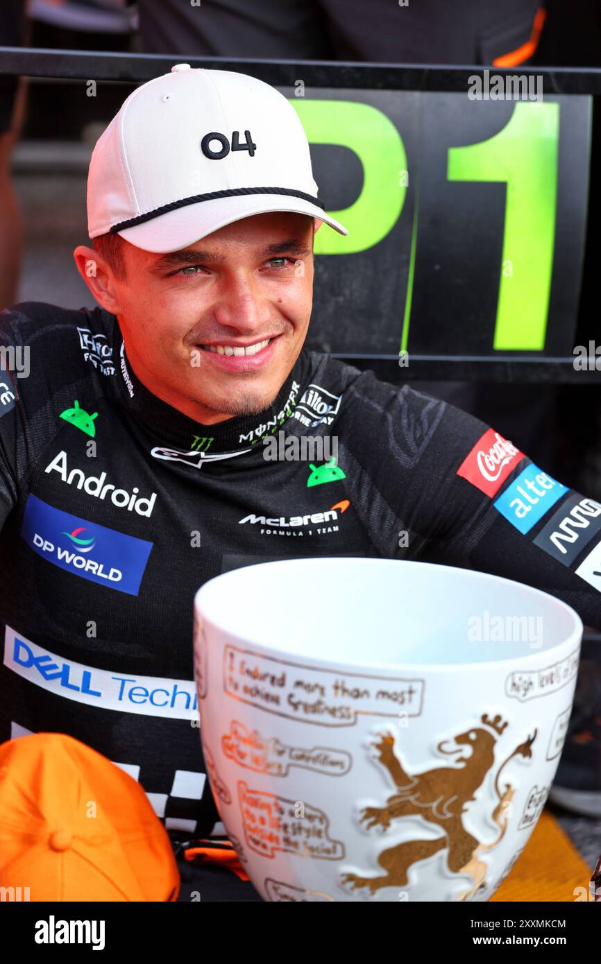 Zandvoort, Netherlands. 25th Aug, 2024. Race winner Lando Norris (GBR ...