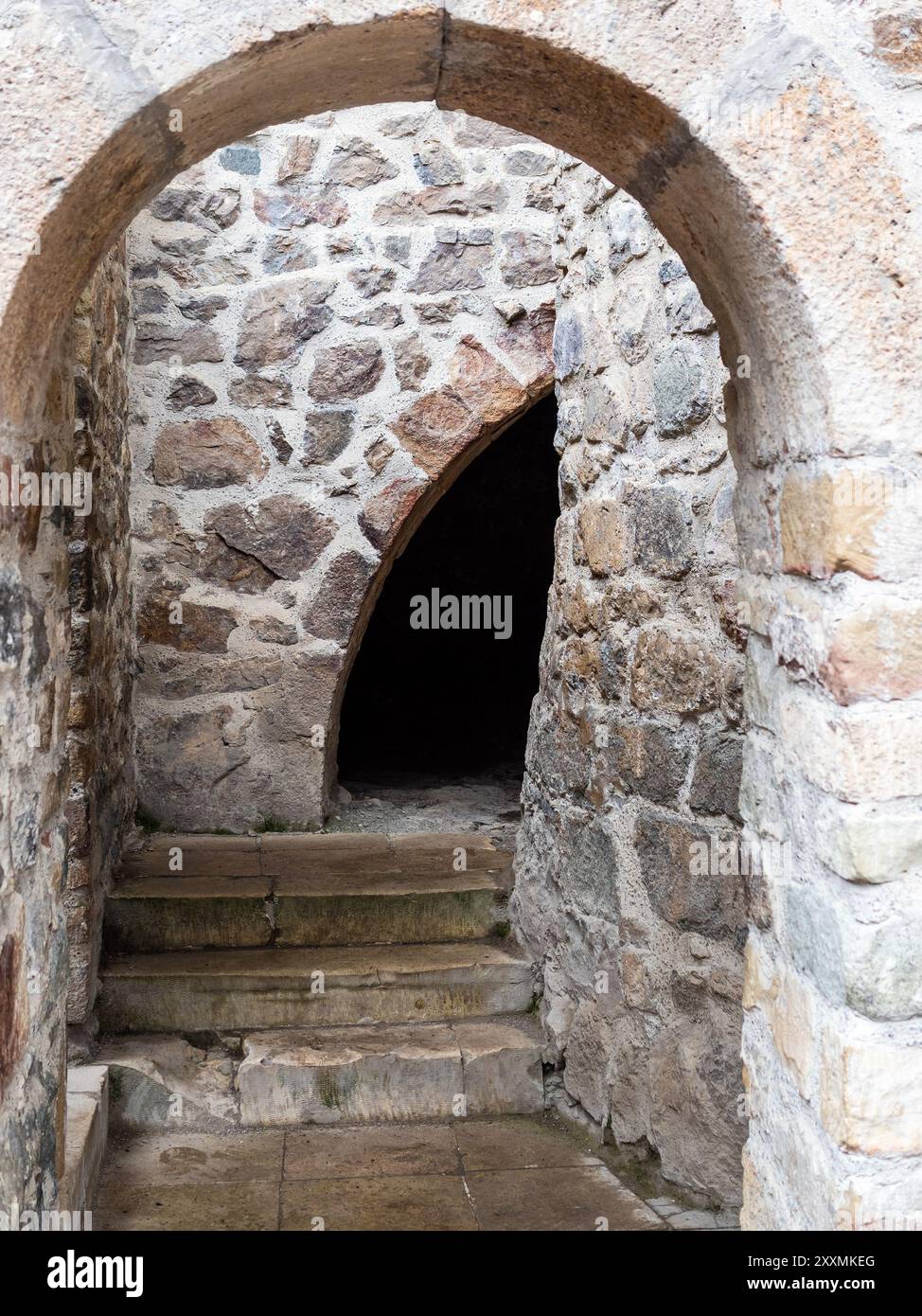 Sumela, Turkey - May 5, 2024: stone cell in Sumela Monastery. Sumela ...