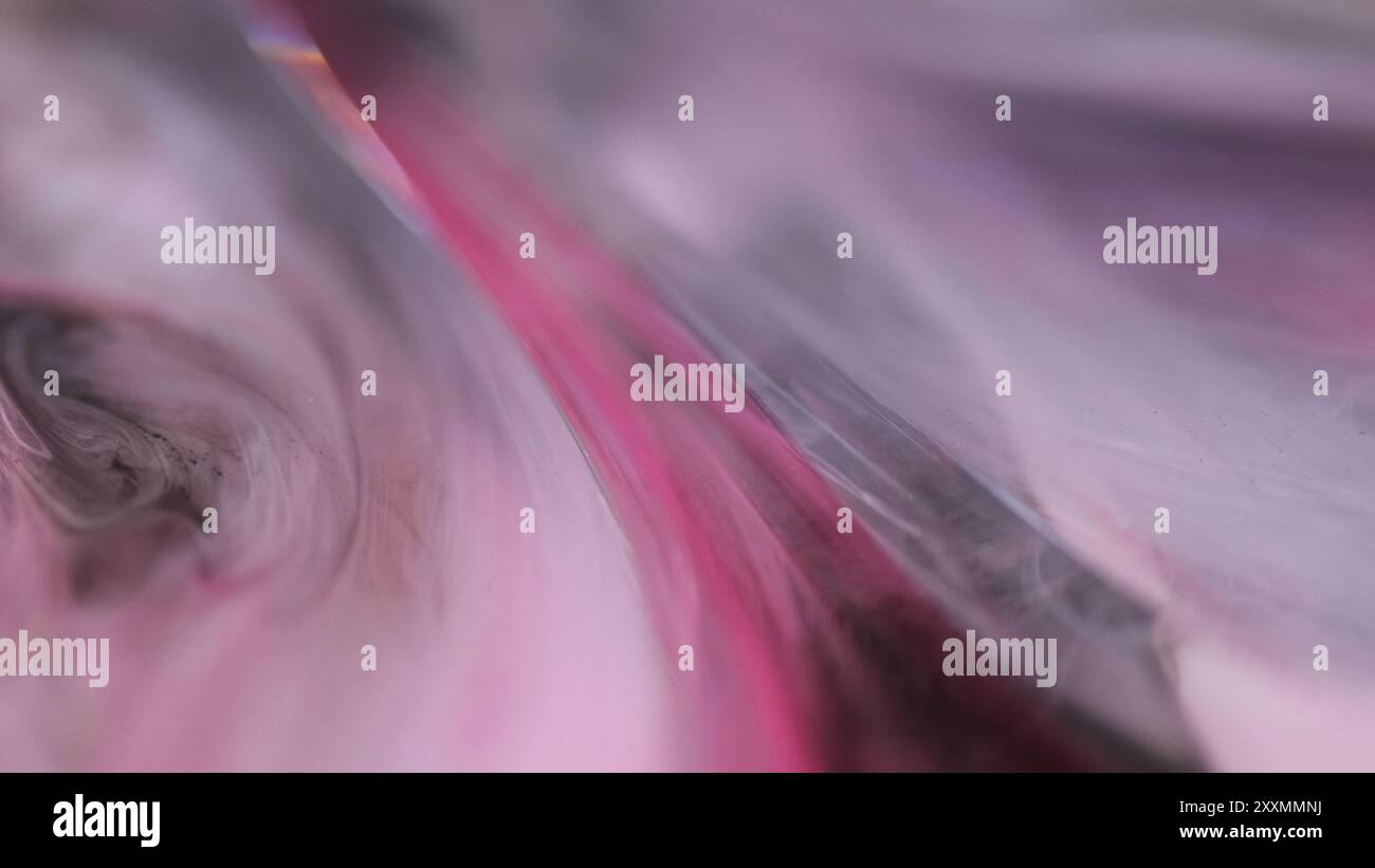 Blur color mist. Paint water splash. Defocused pink black transparent ...