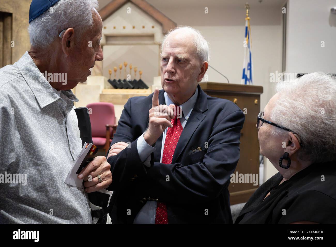 Marietta, Georgia, USA. 18th Aug, 2024. Former Georgia Gov. Roy Barnes ...