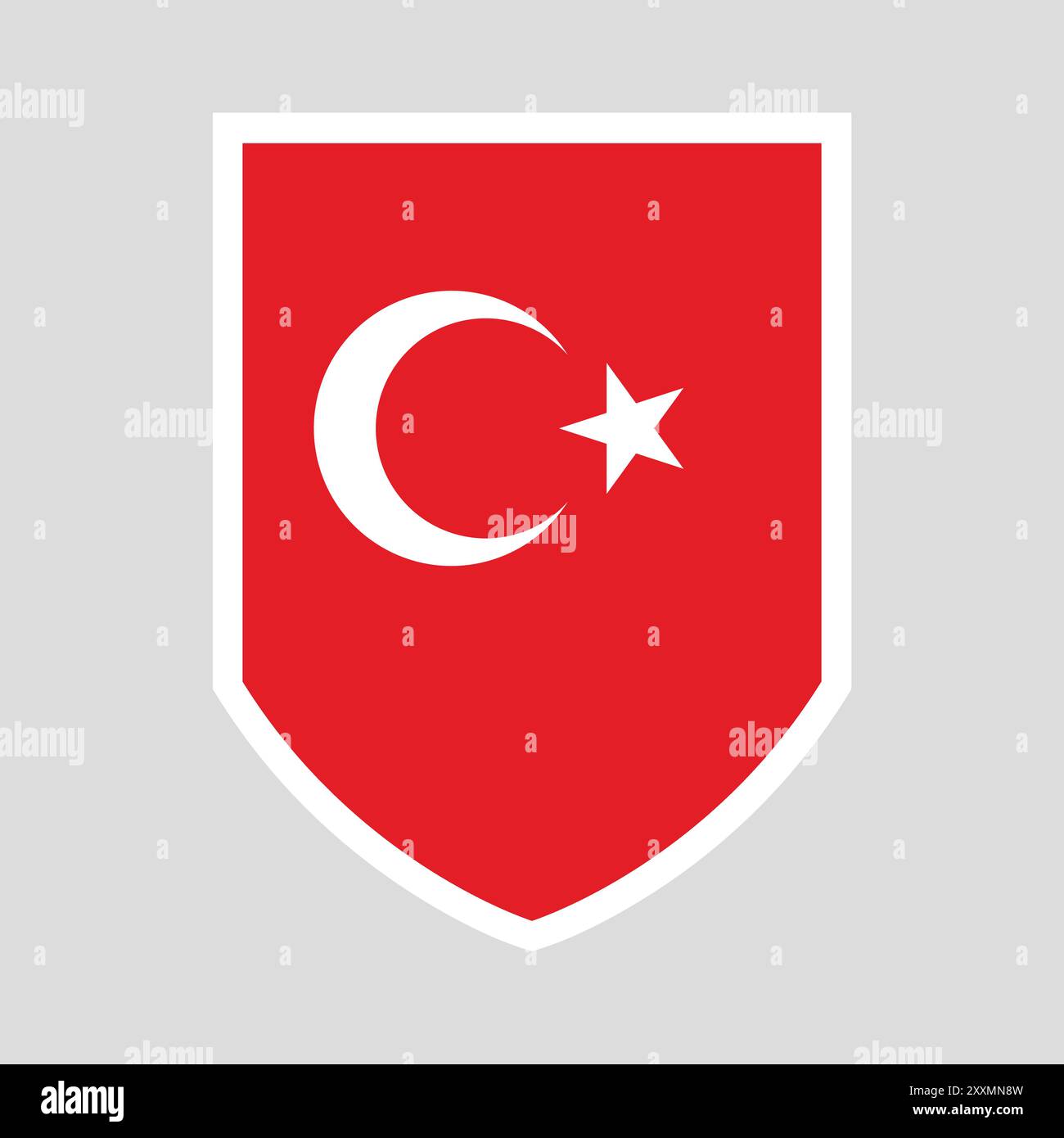 Flag Icon Set in Shield Frame Stock Vector Image & Art - Alamy