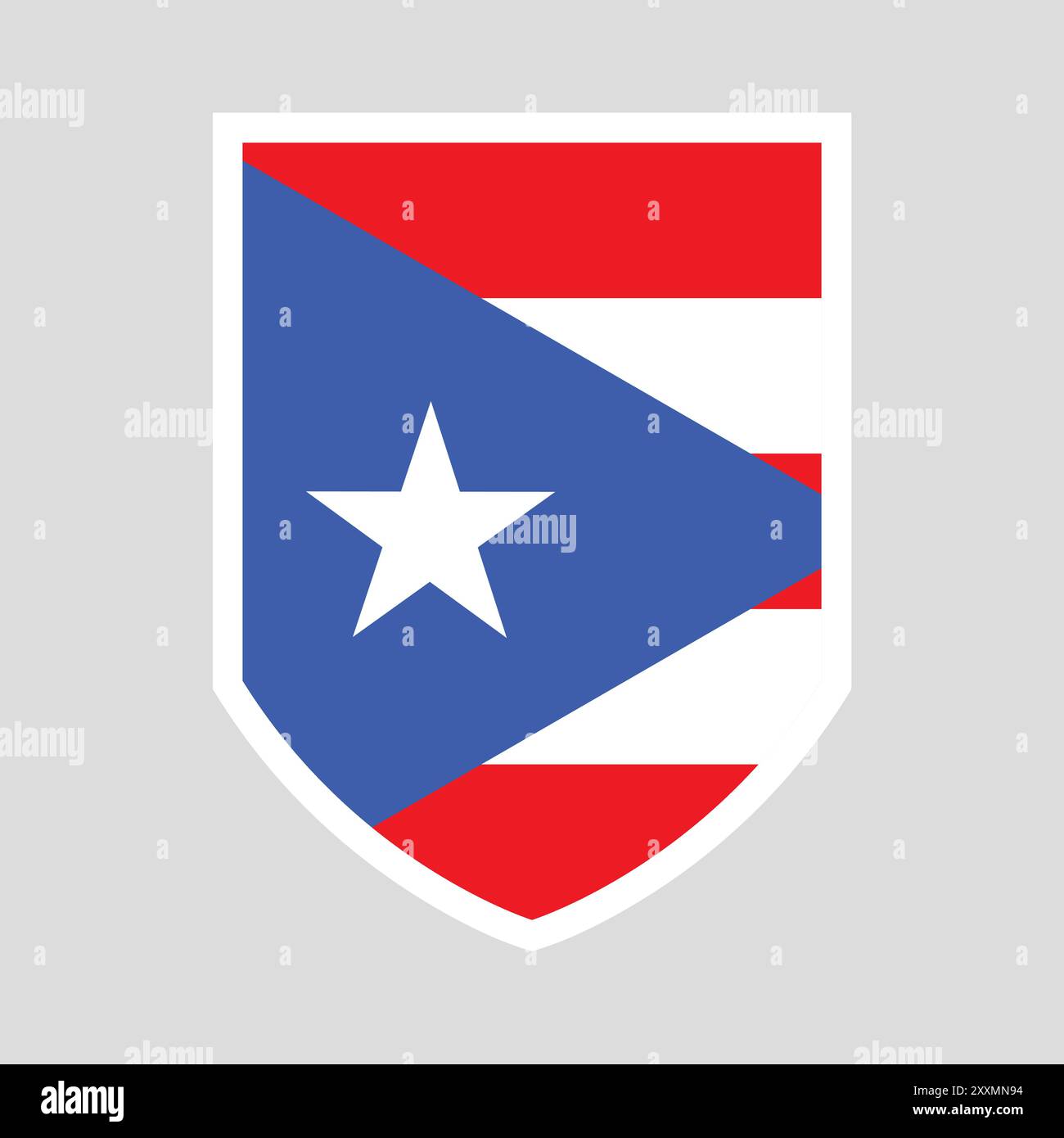 Flag Icon Set in Shield Frame Stock Vector Image & Art - Alamy