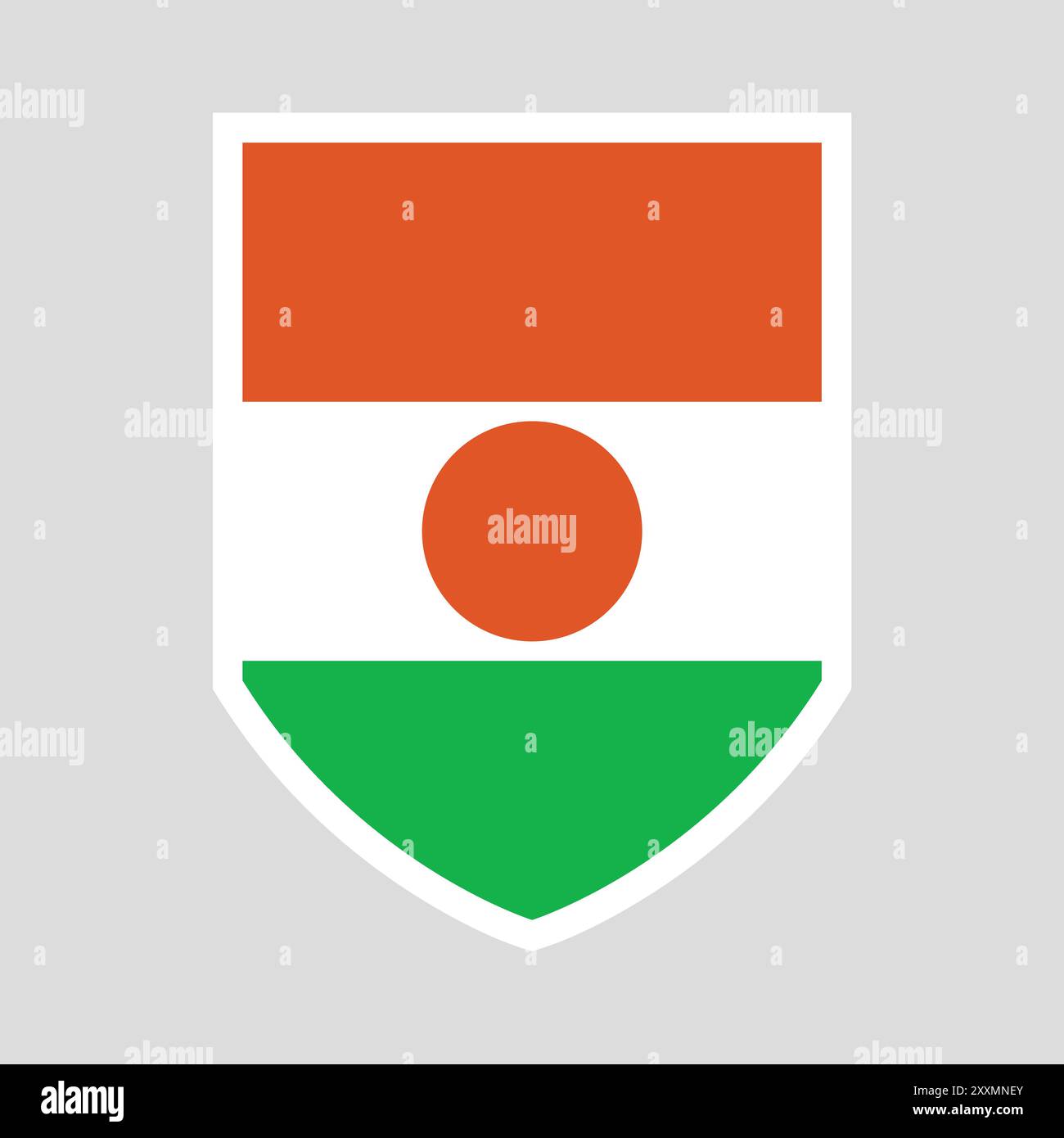 Flag Icon Set in Shield Frame Stock Vector Image & Art - Alamy
