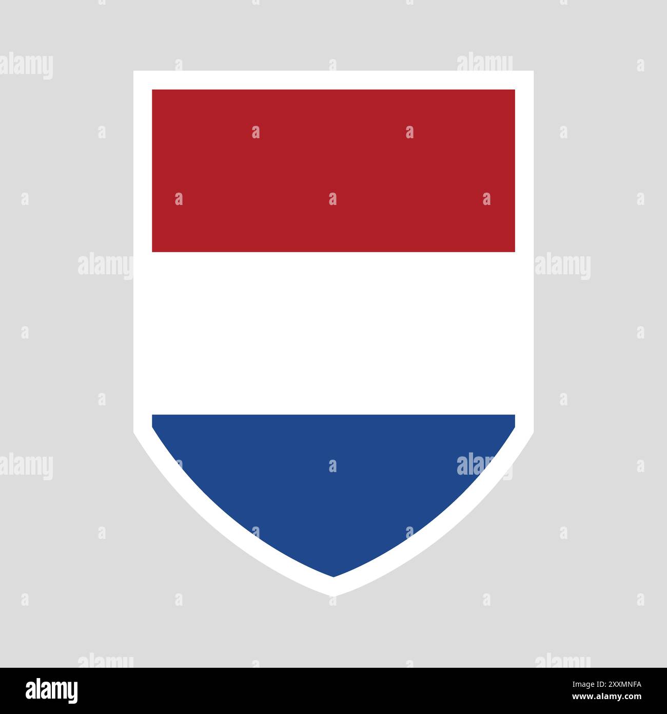 Flag Icon Set in Shield Frame Stock Vector Image & Art - Alamy