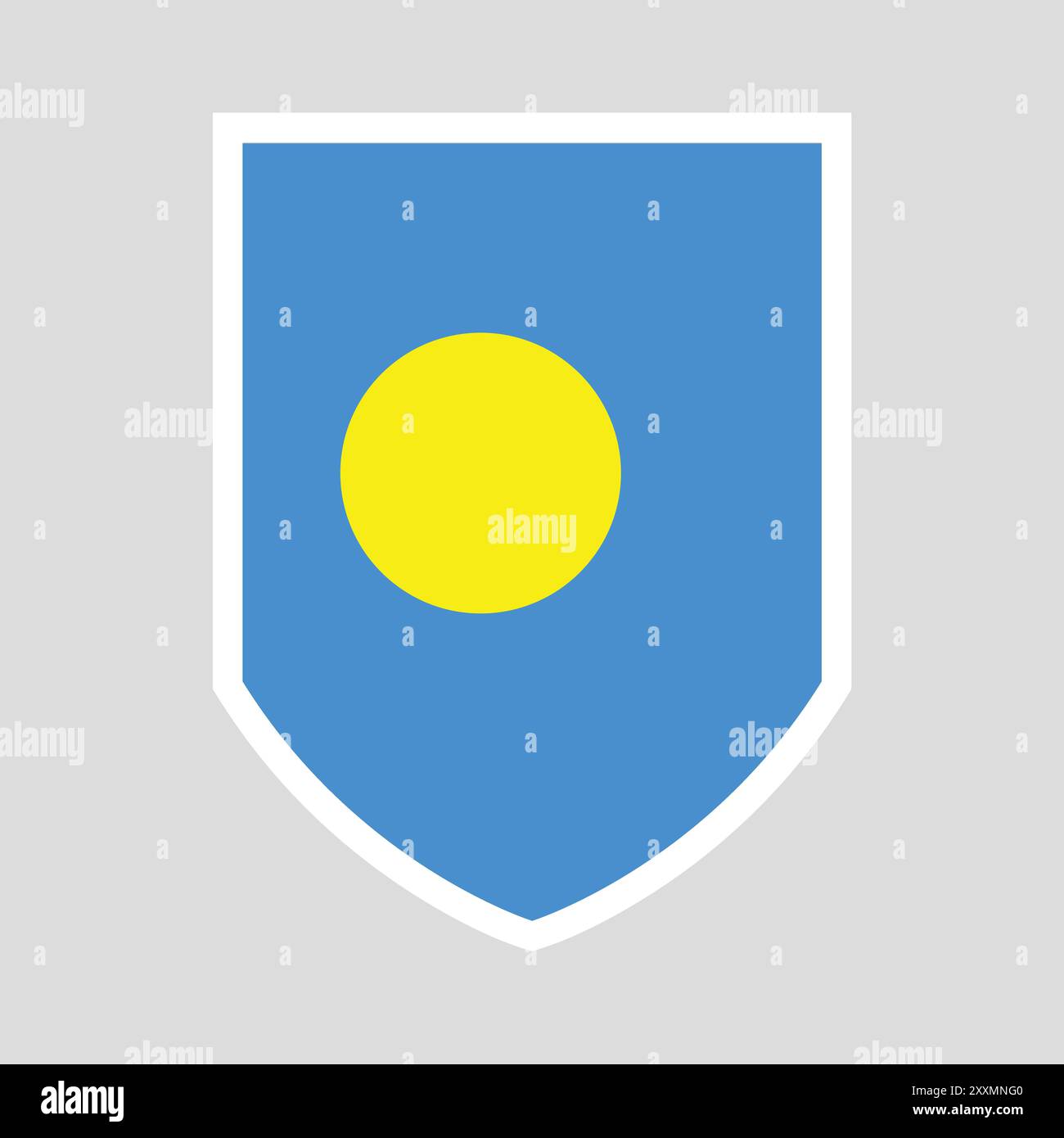 Flag Icon Set in Shield Frame Stock Vector Image & Art - Alamy