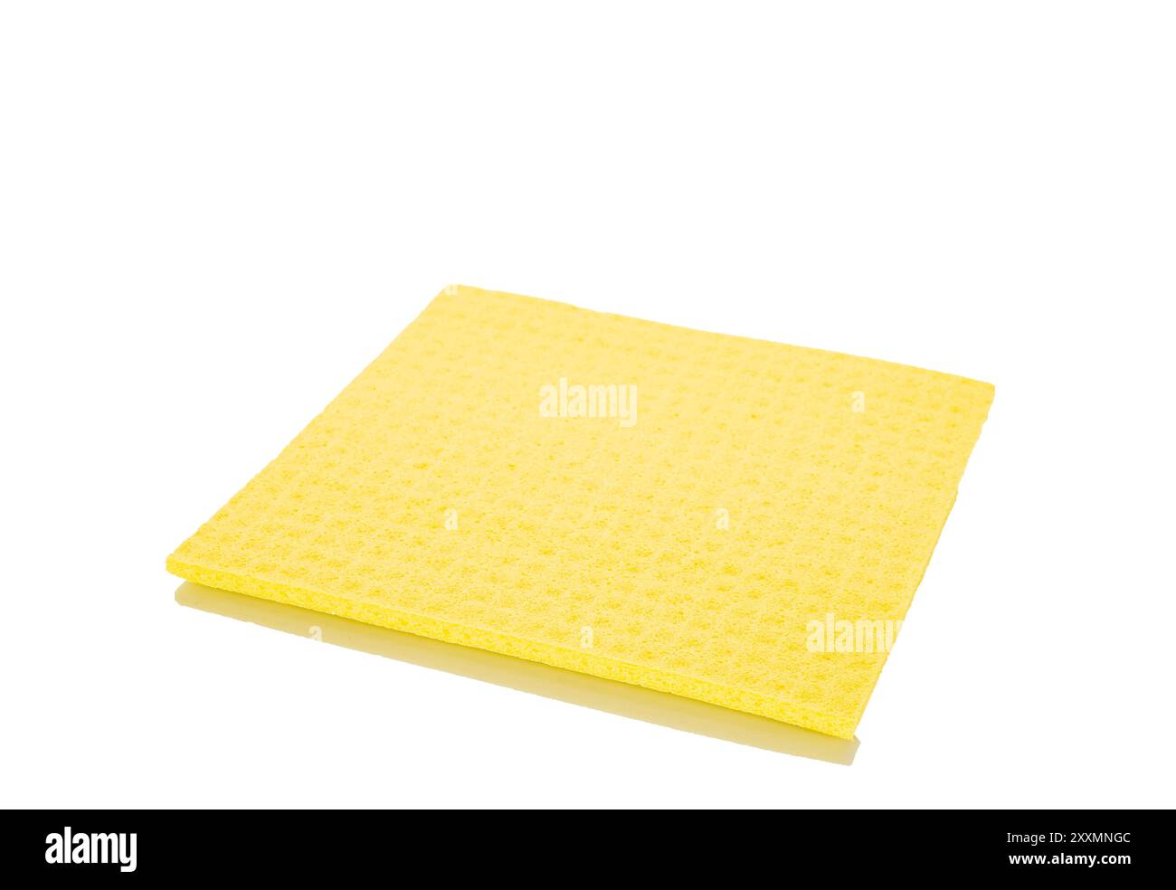 One absorbent sponge, macro, isolated on white background Stock Photo ...