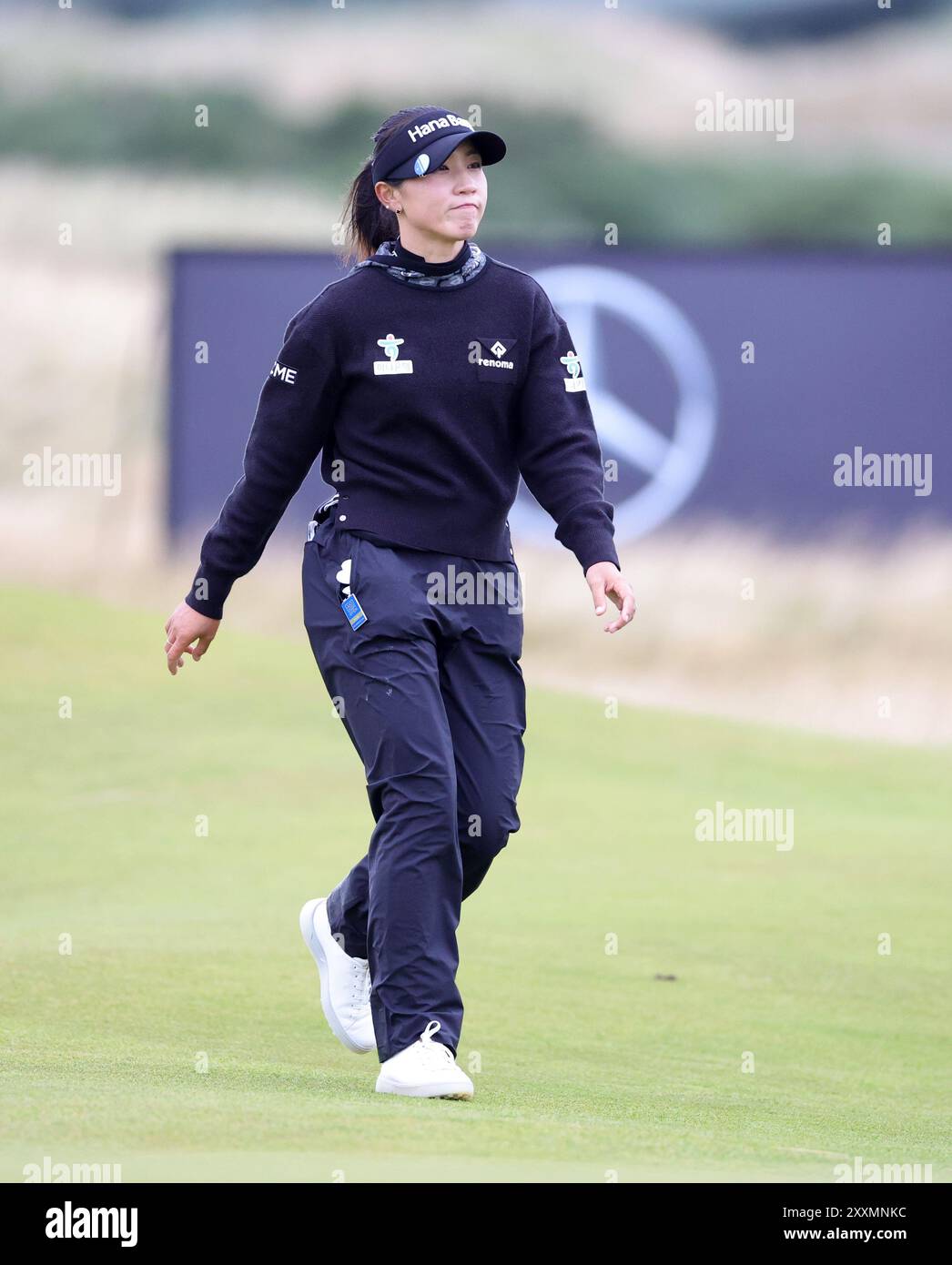 Lydia Ko on the 16th green during day four of the 2024 AIG Women's Open ...
