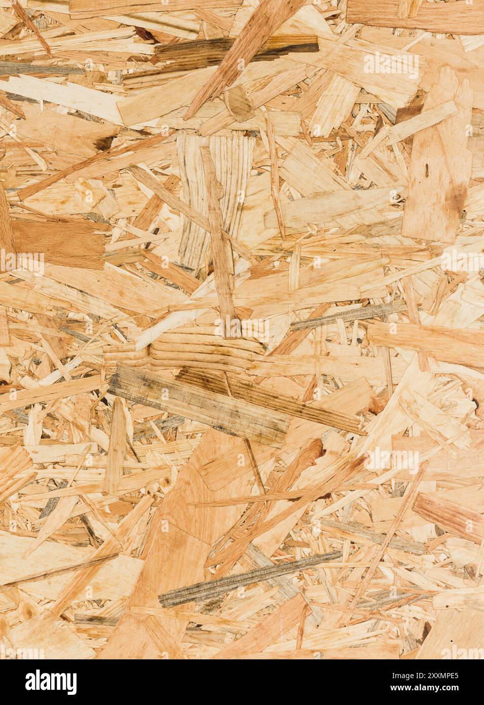 Close up texture of oriented strand board (OSB), Wood board made from ...