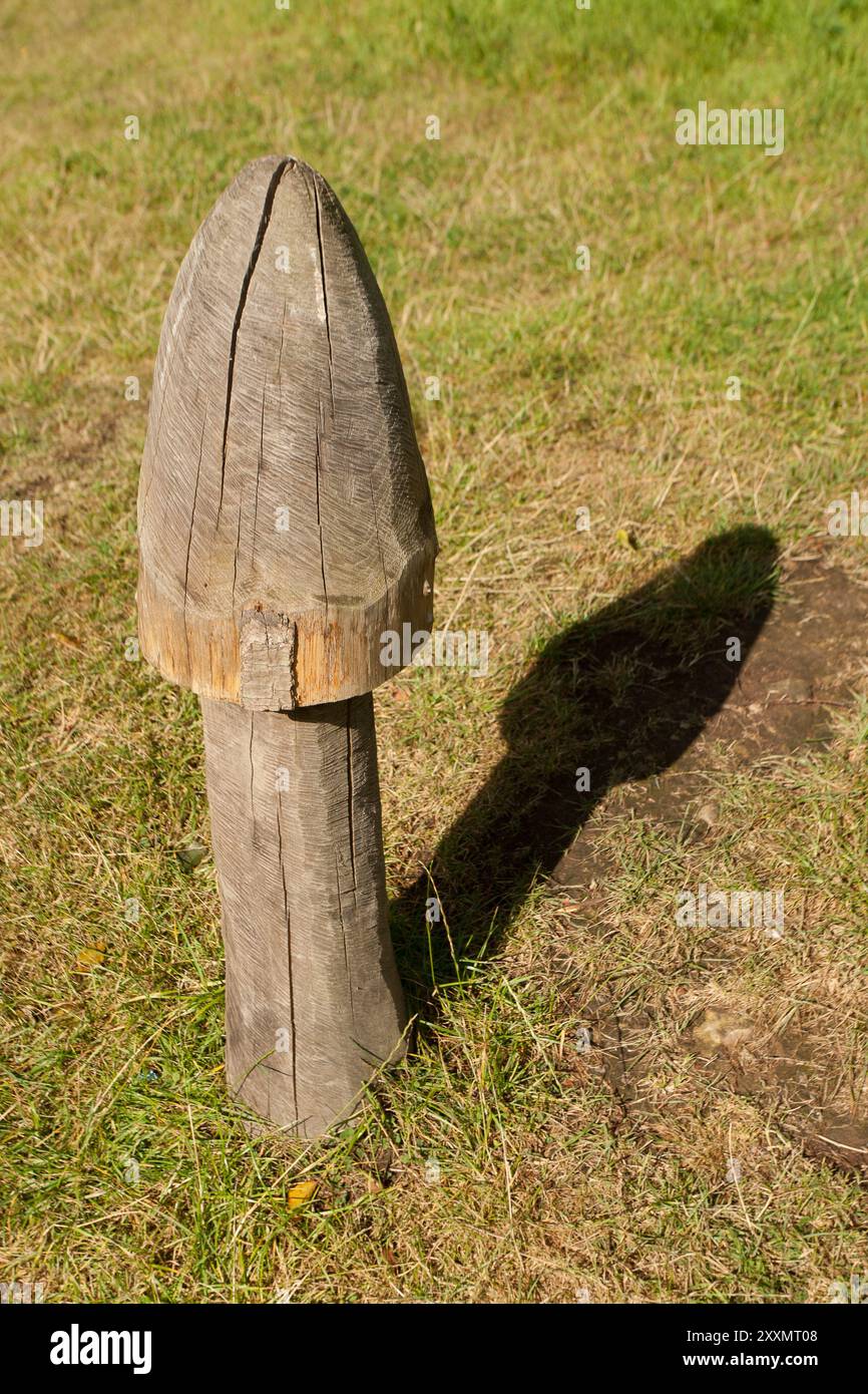 Wooden toadstool hi-res stock photography and images - Alamy