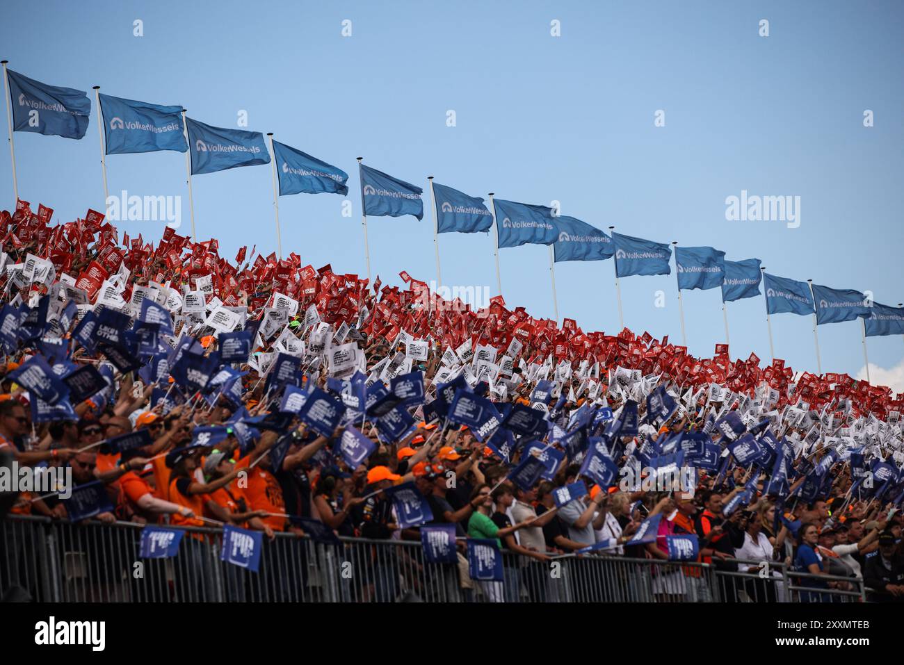 Dutch spectators, fans during the Formula 1 Heineken Dutch Grand Prix ...
