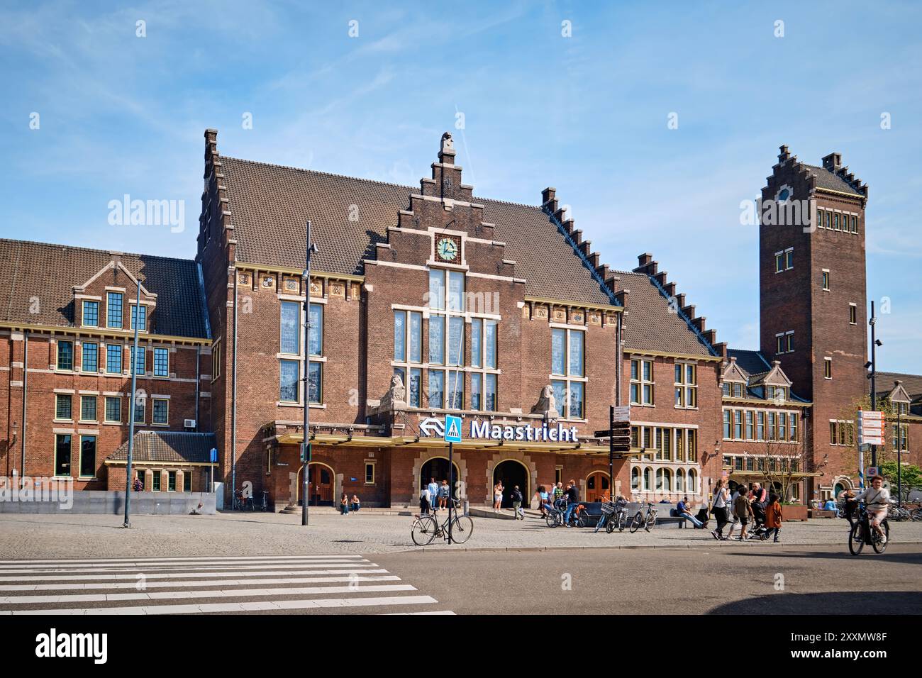 Maastricht, Netherlands - April 13, 2024: Entrance of Maastricht ...