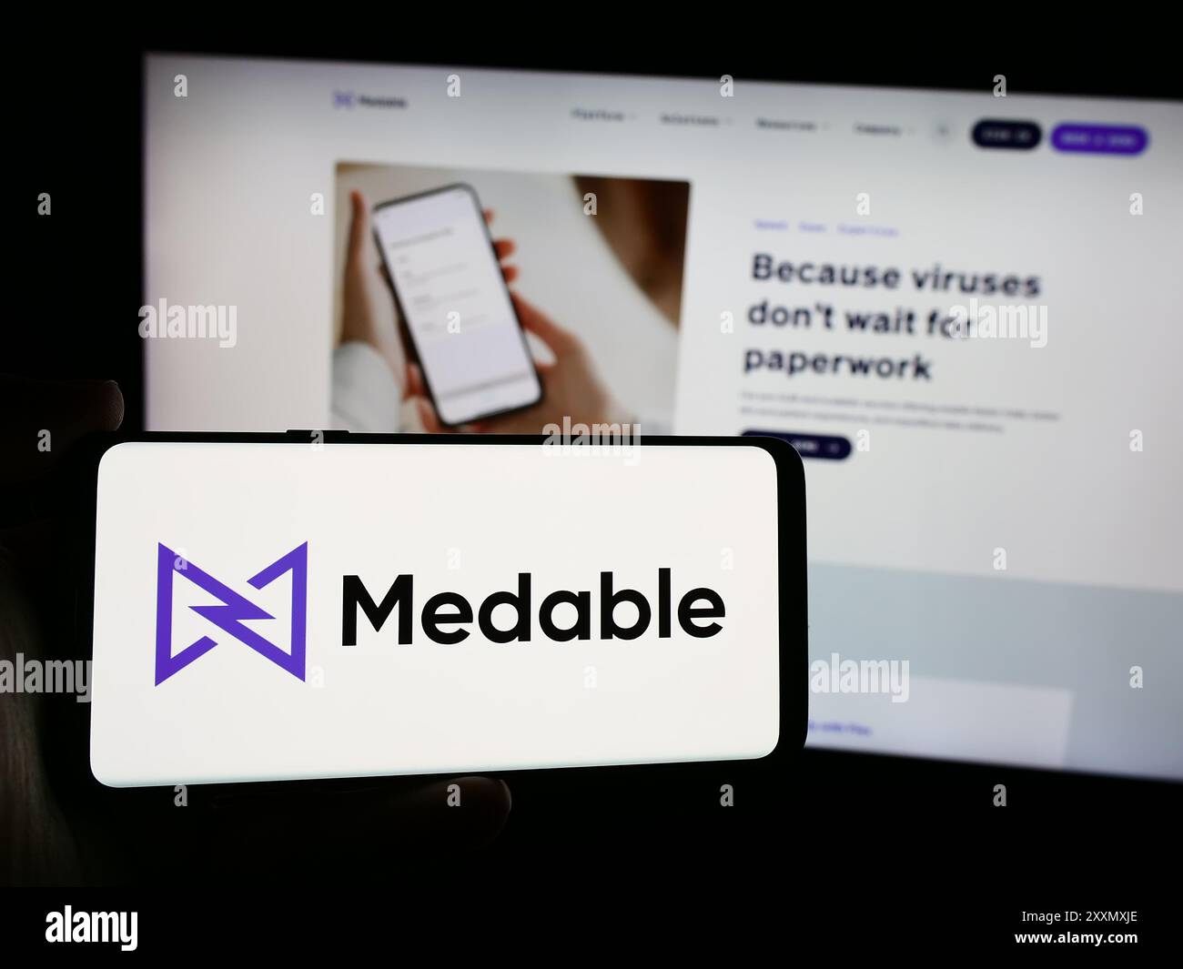 Medable logo hi-res stock photography and images - Alamy