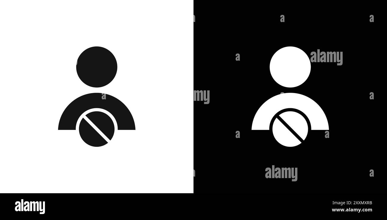 Block User Icon Vector Logo Set Collection Or Bundle Pack Group Stock