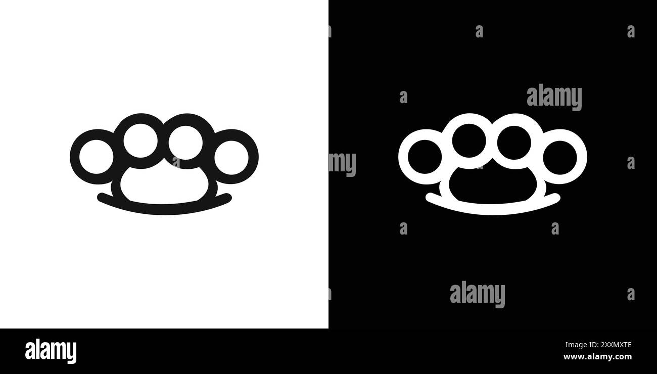 Brass knuckles fist hand hi-res stock photography and images - Alamy