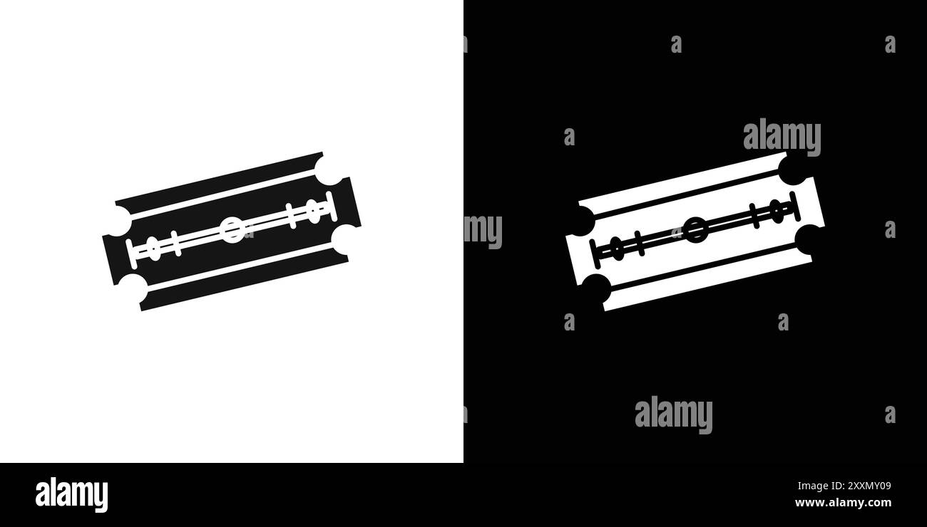 Razor edge design Black and White Stock Photos & Images - Alamy