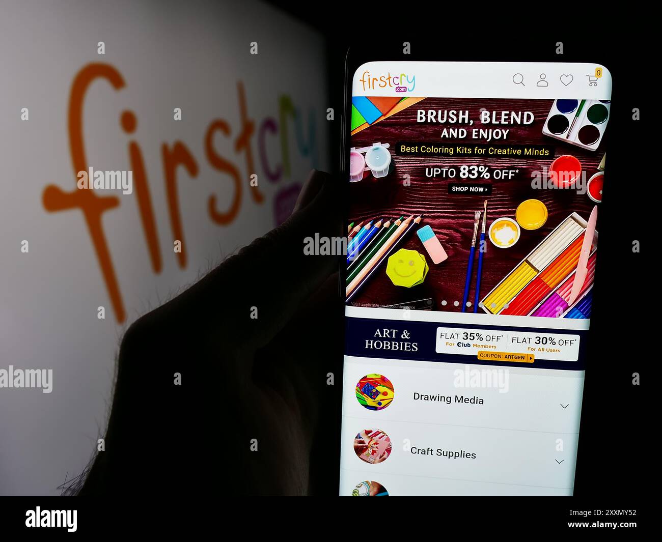 Firstcry logo hi-res stock photography and images - Alamy