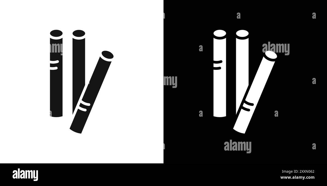 Chalk icon vector logo set collection or bundle pack group Stock Vector ...