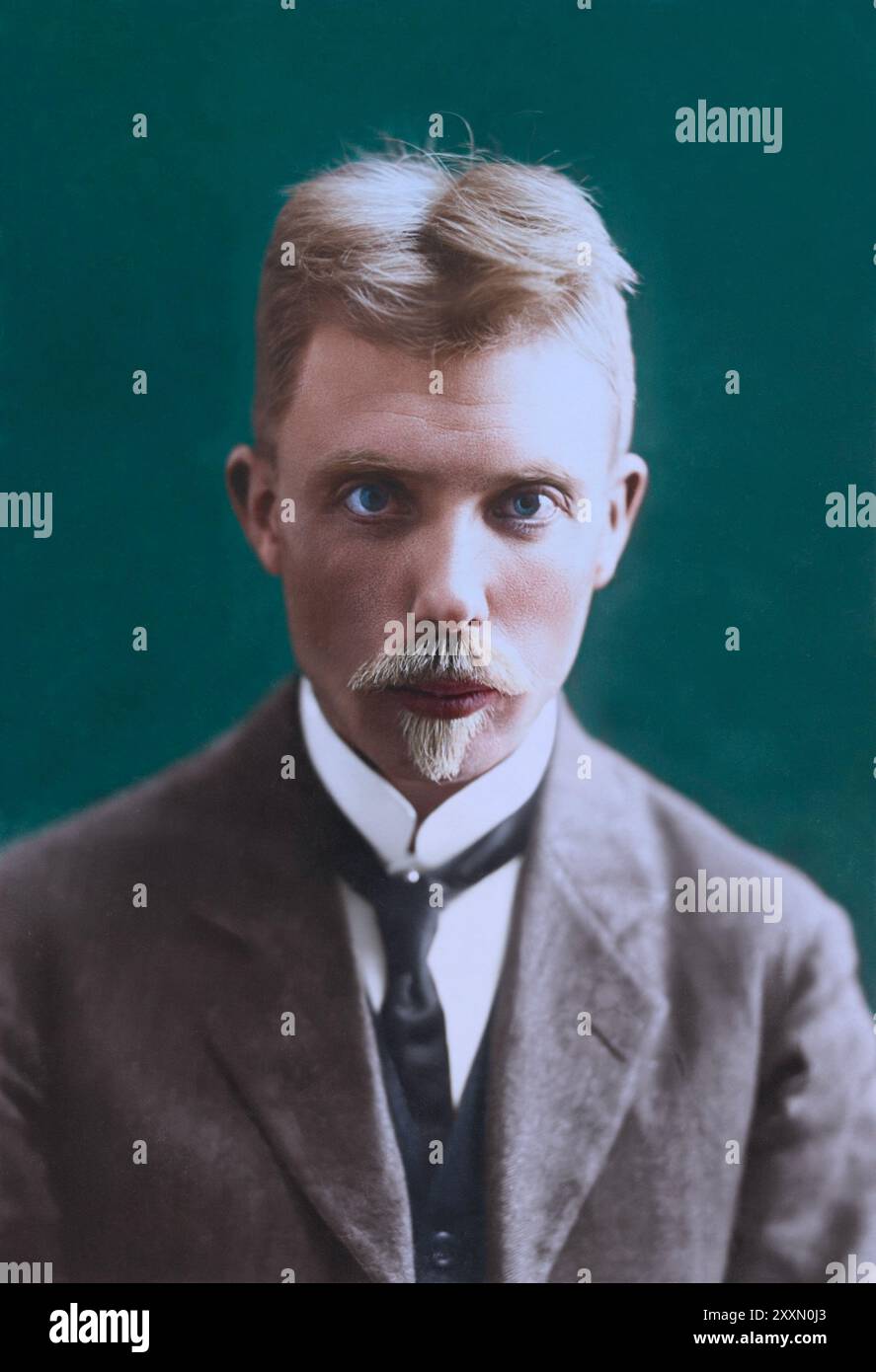 A portrait of August Krogh. Created between 1888-1913. Photographer ...