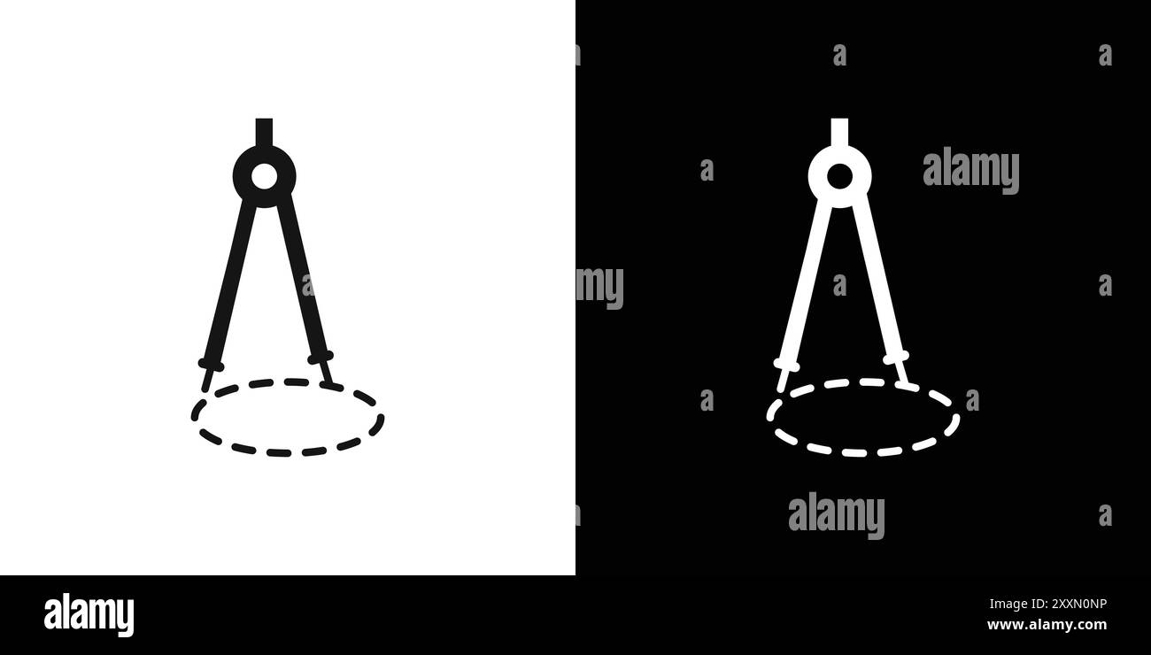 geometric compass icon vector logo set collection or bundle pack group ...