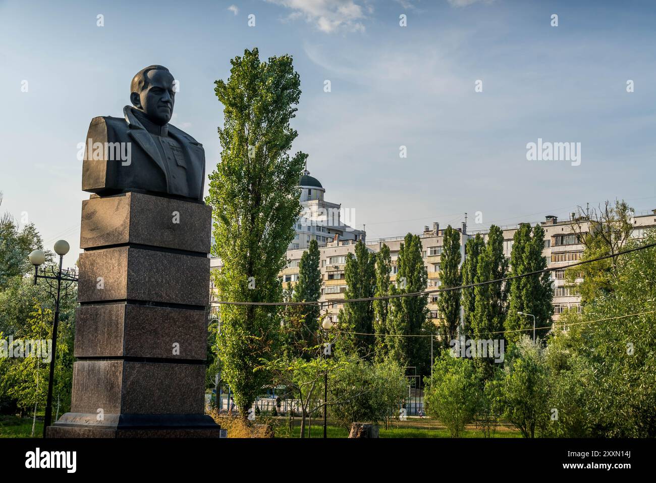 The monument of general Georgy Zhukov, a Soviet commander during World ...