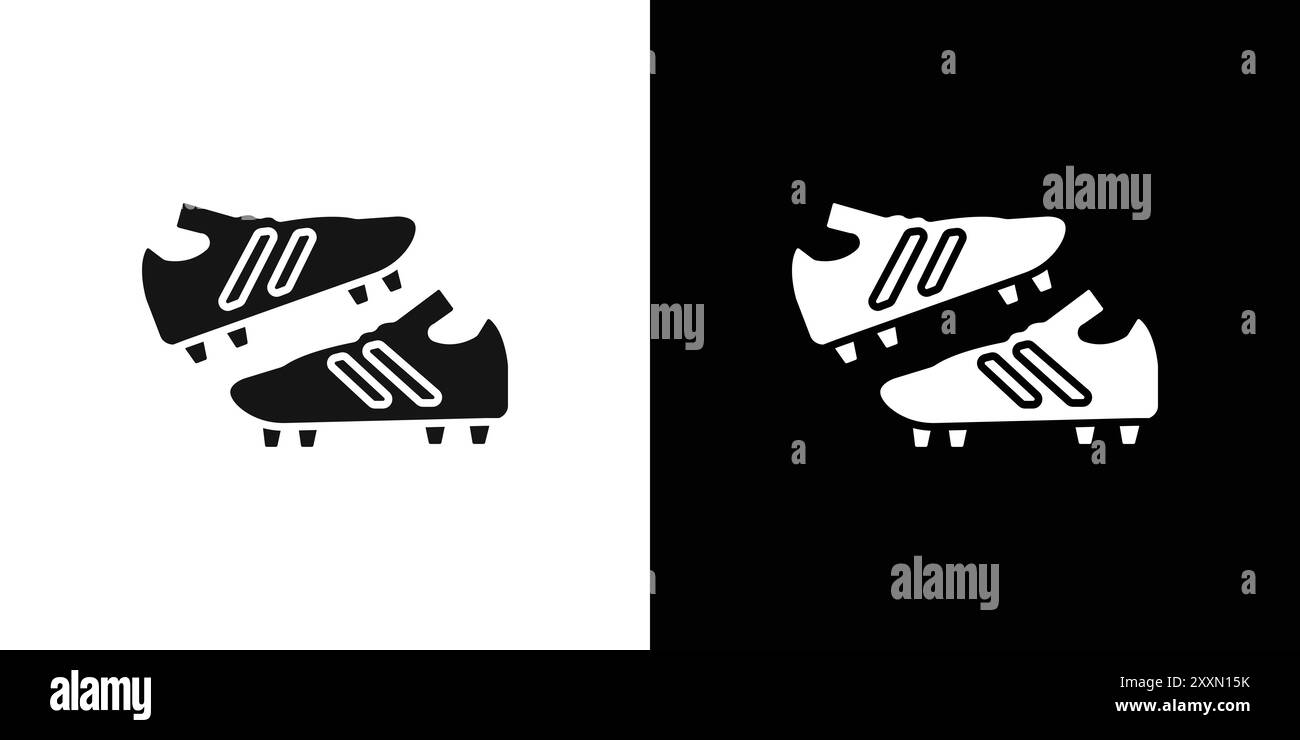 Football boot foot Stock Vector Images - Alamy