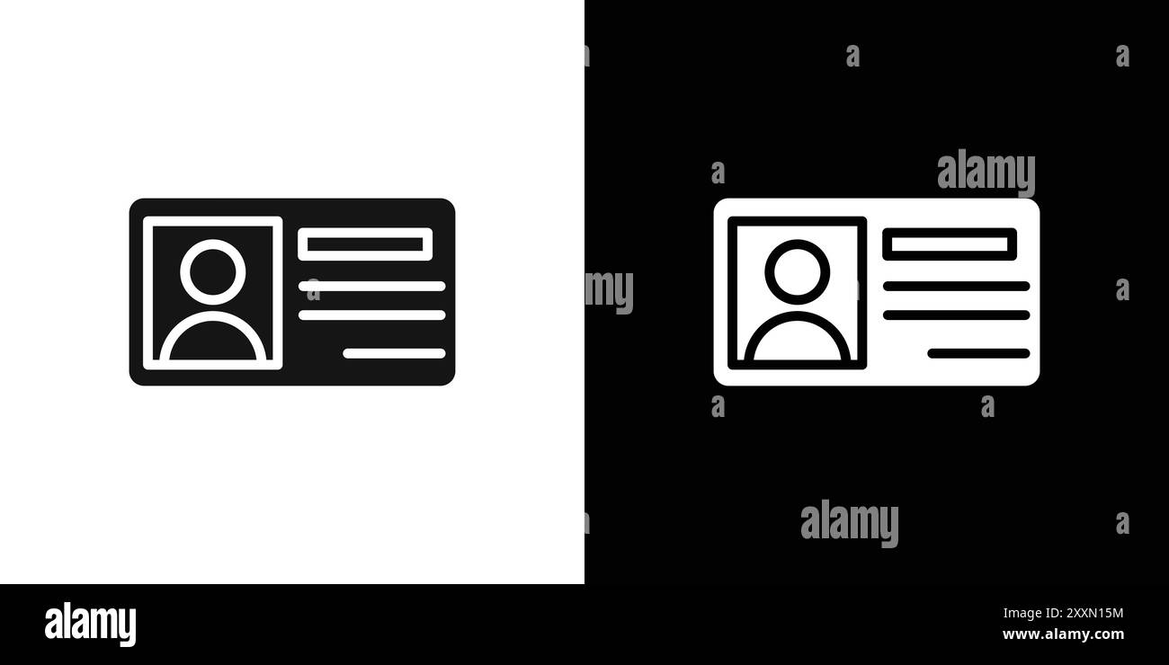 Identification card bundle vector vectors hi-res stock photography and ...