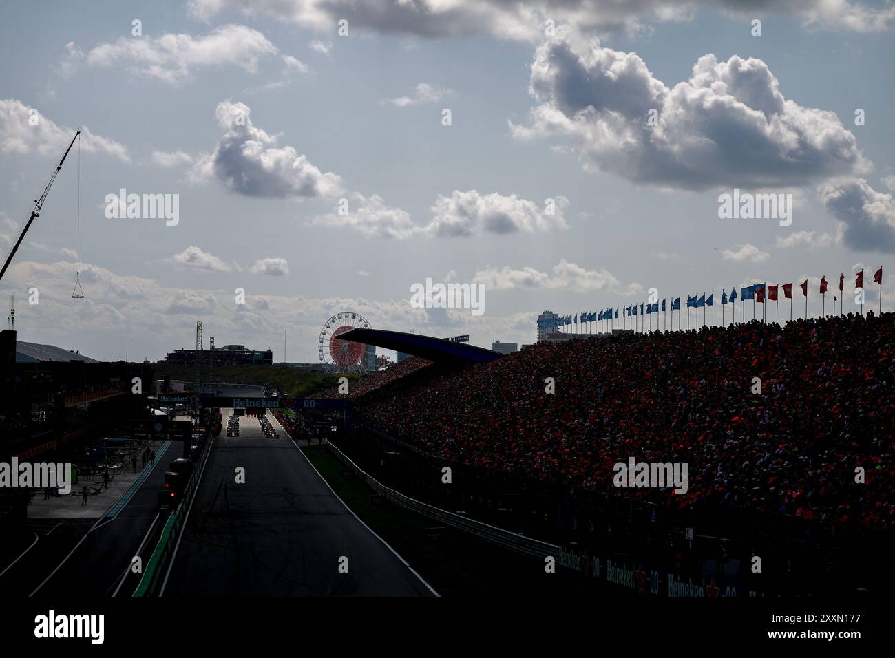 start of the race, depart, spectators, fans during the Formula 1 ...