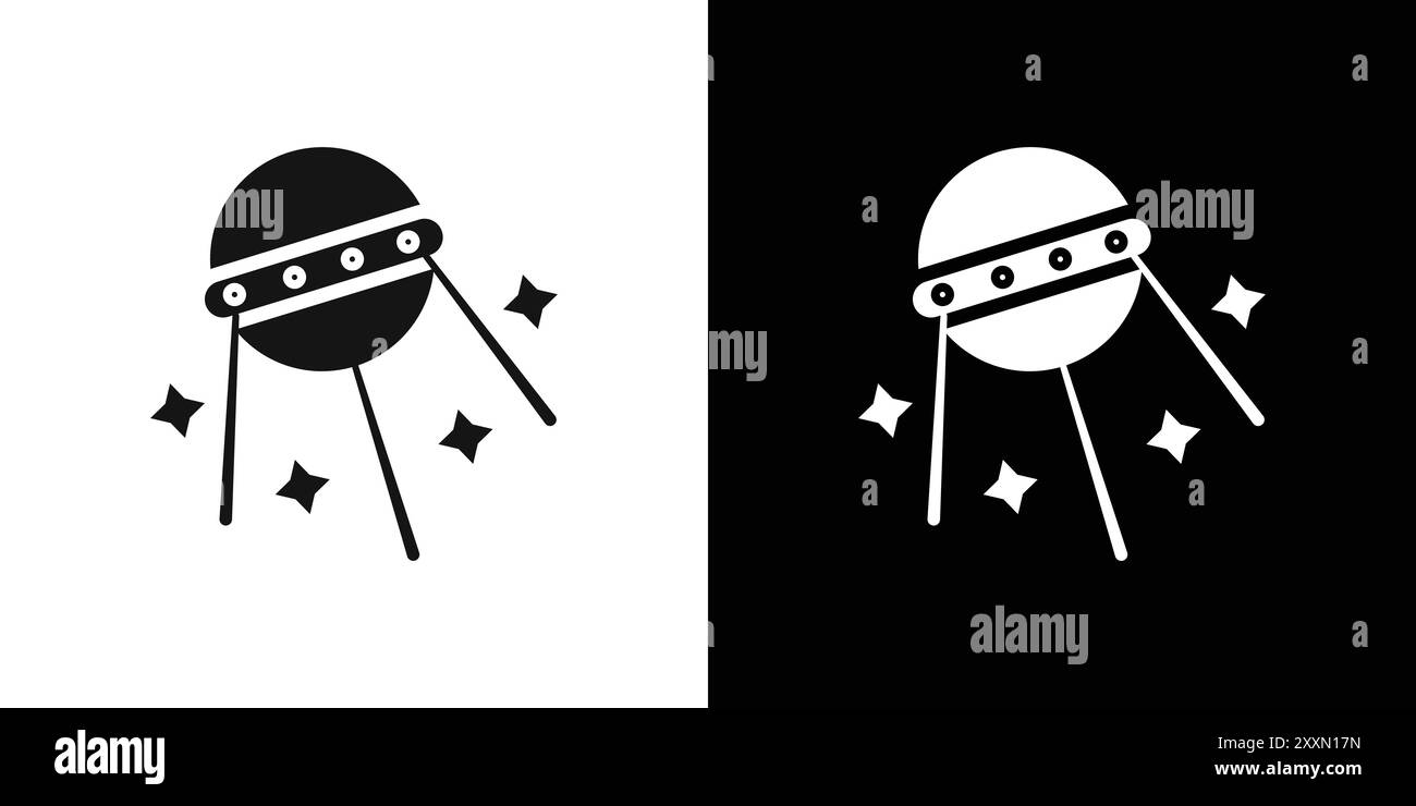 Linear sputnik icon vector logo set collection or bundle pack group Stock Vector Image & Art - Alamy