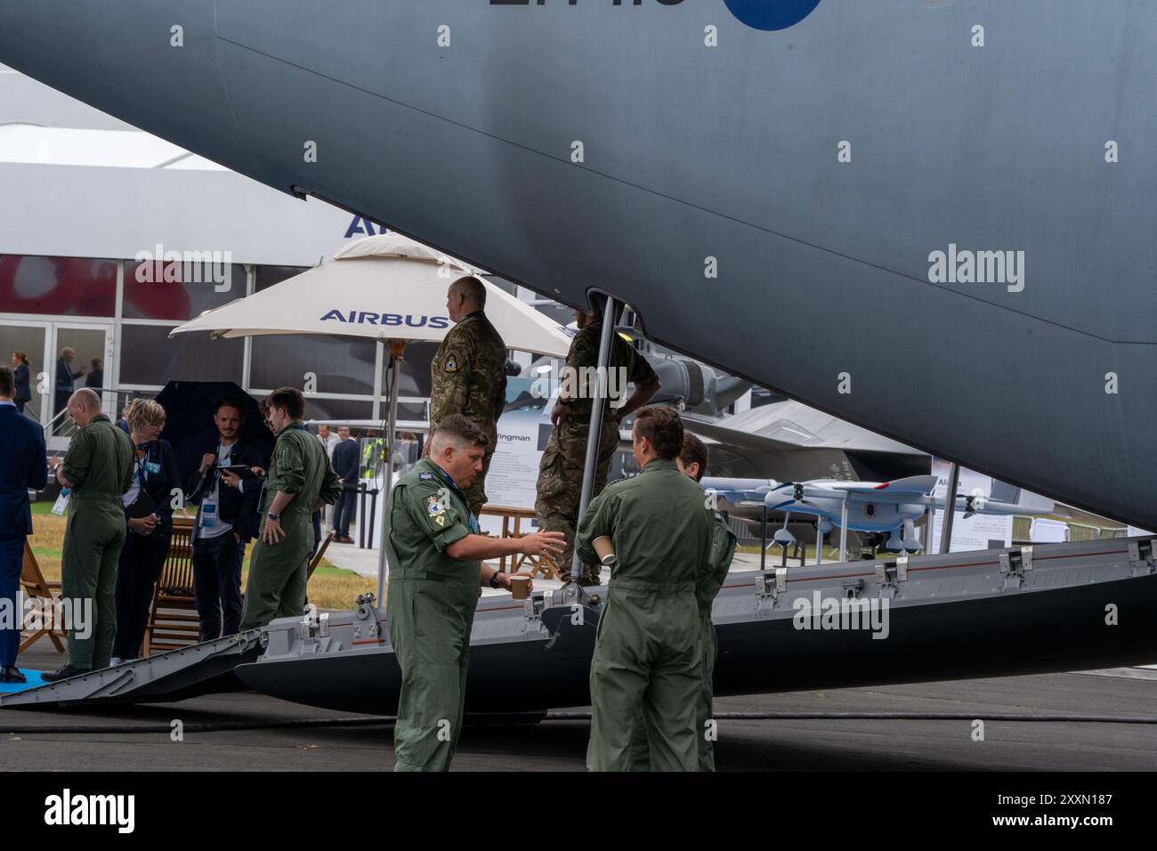 Farnborough, Hampshire - July 22nd 2024: Airbus A400M Atlas Royal Air ...